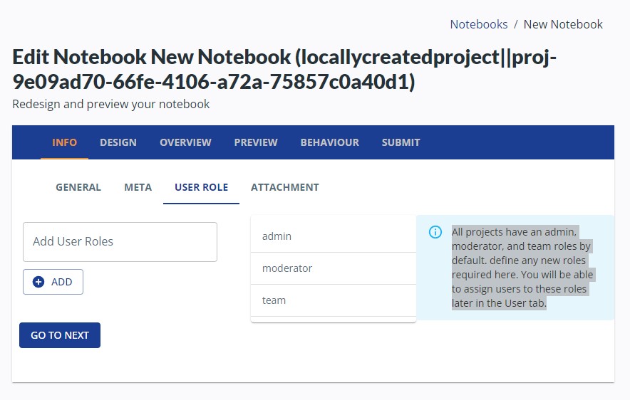 Notebook Creation - FAIMS 3.0 Electronic Field Notebooks
